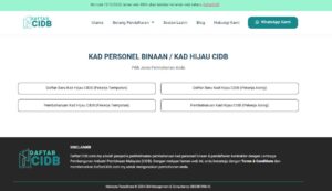 How To Renew CIDB Green Card Online - DaftarCIDB